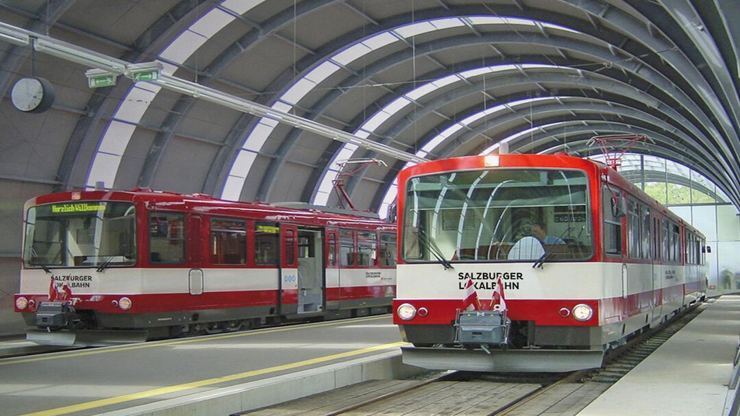 Company tour - Salzburger Lokalbahn [local railway] depot